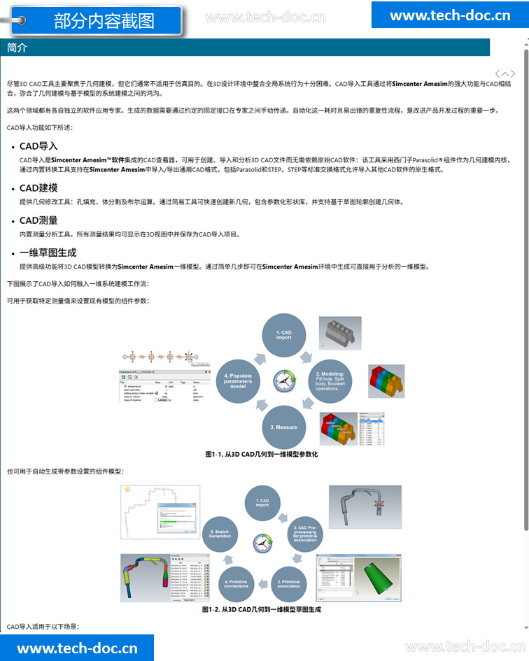 Amesim CAD导入中文文档 - Tech-Doc